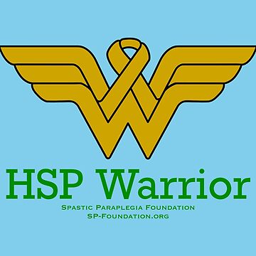 "HSP Warrior 2" Sticker for Sale by Spastic Paraplegia | Redbubble