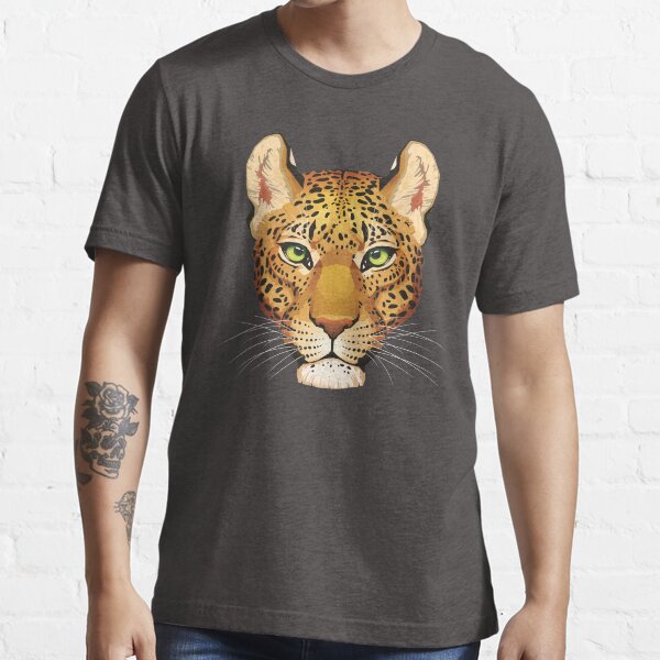 "Leopard Face" T-shirt for Sale by PaulaLucas | Redbubble | leopard t ...
