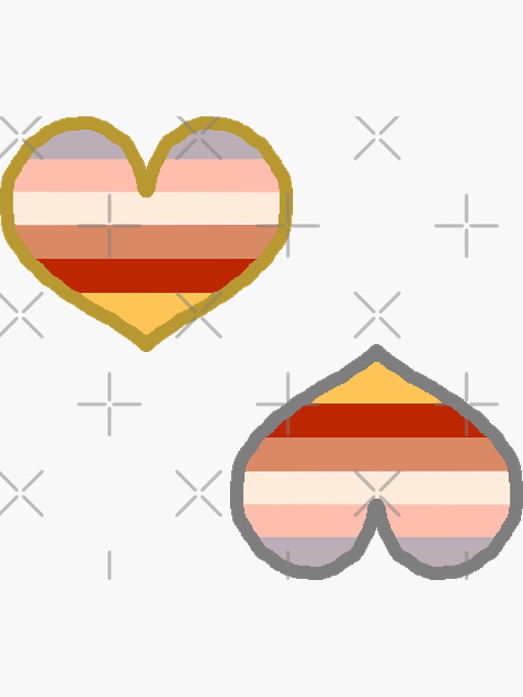 "Demiflux 2 Pride Heart" Sticker for Sale by Roxzania | Redbubble
