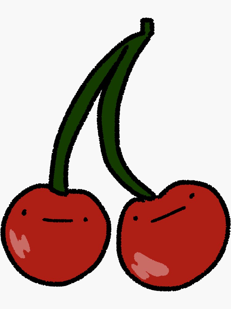 "Cherry Friends" Sticker for Sale by ClassyEyeballs | Redbubble