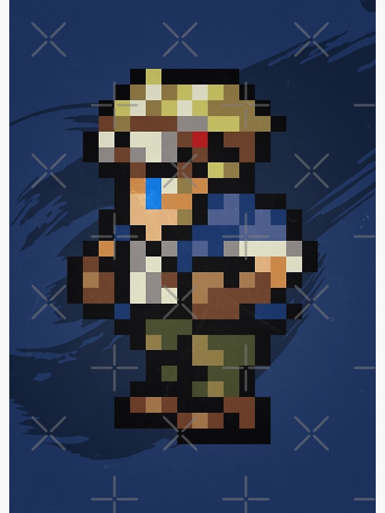 "Final Fantasy VII - Cid Sprite" Art Print by SpriteZone | Redbubble