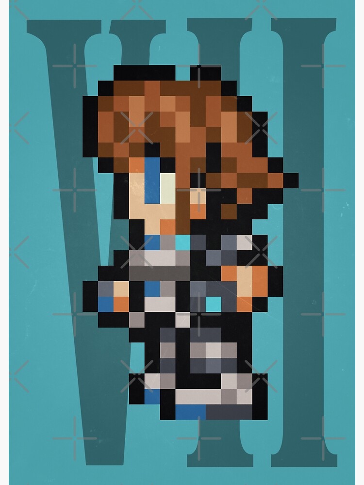 "Final Fantasy VII - Shelke Sprite" Poster by SpriteZone | Redbubble