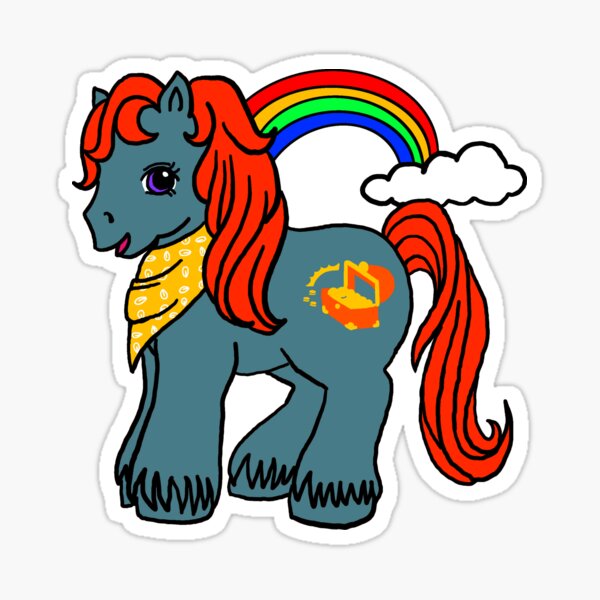 "Vintage My Little Pony Big Brother Barnacle" Sticker for Sale by ...