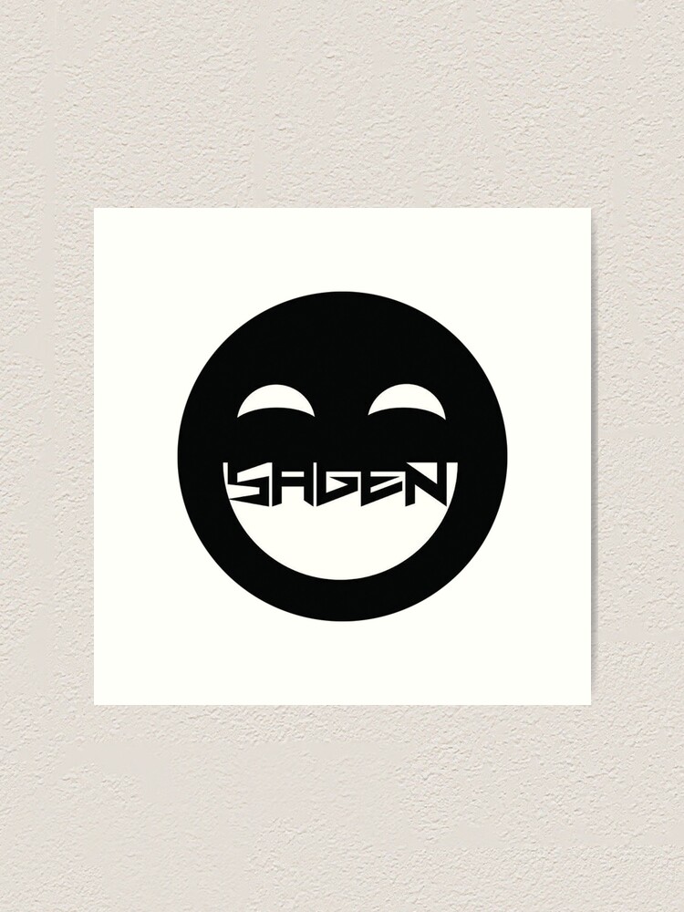 "Sagen Face Logo" Art Print for Sale by SagenArt | Redbubble