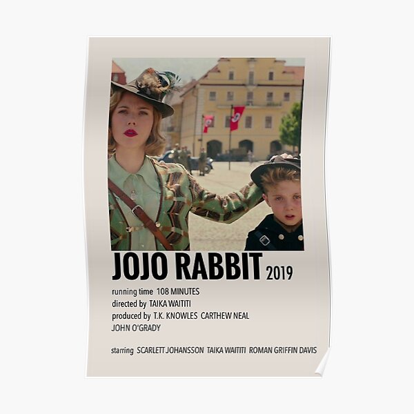 "Jojo Rabbit" Poster for Sale by brutalsour | Redbubble