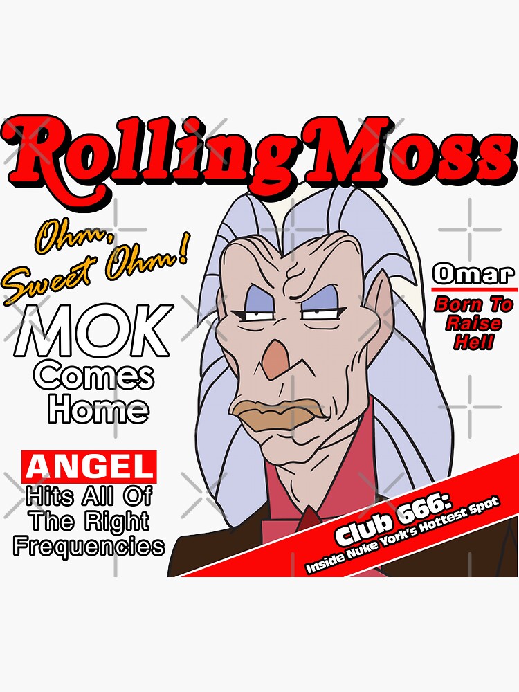 "Mok Cover Story" Sticker by TeeArcade84 | Redbubble