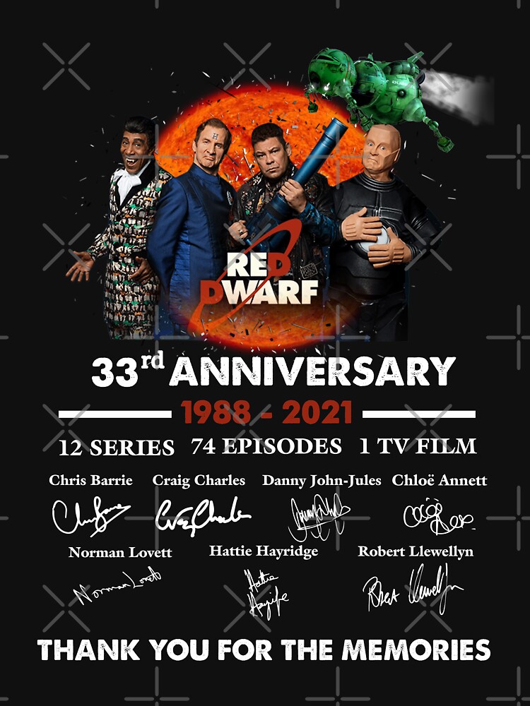 "Red Dwarf 33rd Anniversary Signature Fan Memories, Cat Red Moon" T ...