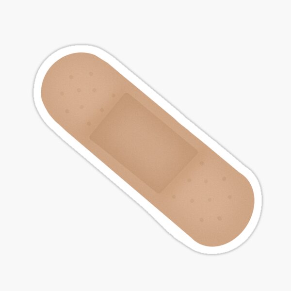 "Aesthetic Bandage" Sticker by ssavannxh | Redbubble