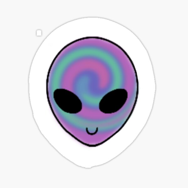 "colourful alien" Sticker by awestickers21 | Redbubble