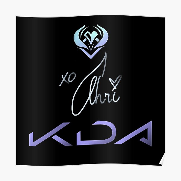 Kda Logo Posters | Redbubble