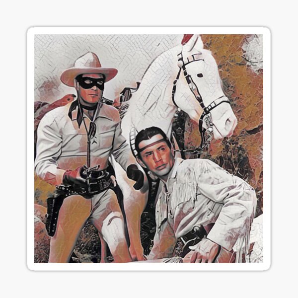 "The Lone Ranger - Desert" Sticker by deusrex007 | Redbubble