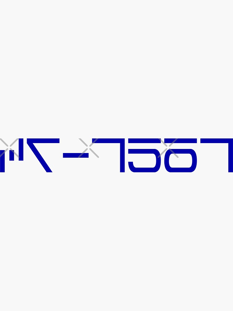 "CT-7567 (Captain Rex) in Aurebesh" Sticker for Sale by ale-rose ...