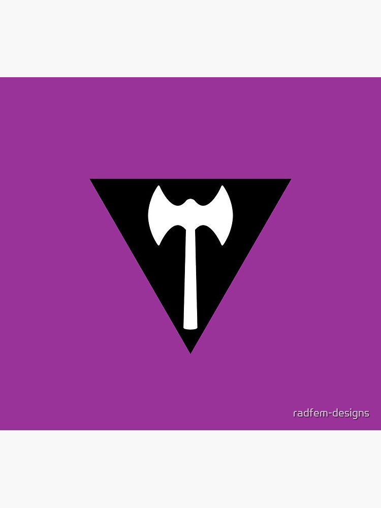 "Labrys Flag!" Poster for Sale by radfem-designs | Redbubble