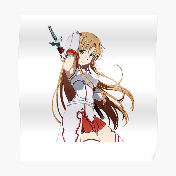 "Asuna yuuki" Poster for Sale by Animearagon | Redbubble