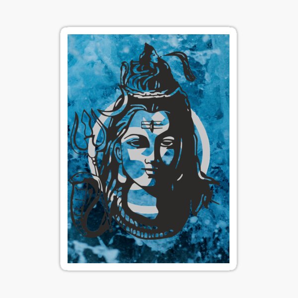 "Shiva Om" Sticker for Sale by GourangaStore | Redbubble