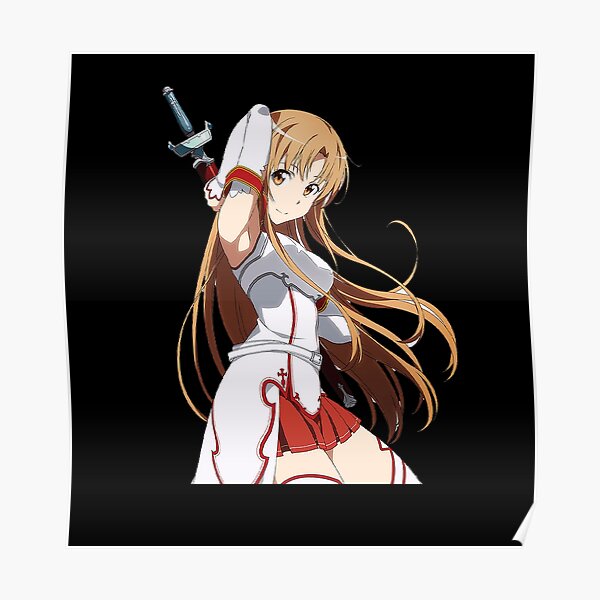 "Asuna yuuki" Poster for Sale by Animearagon | Redbubble
