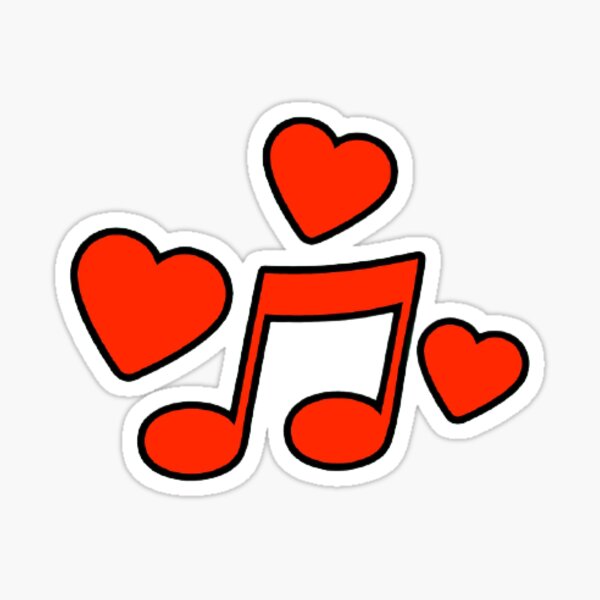 "best music logo " Sticker for Sale by navedmaldar | Redbubble