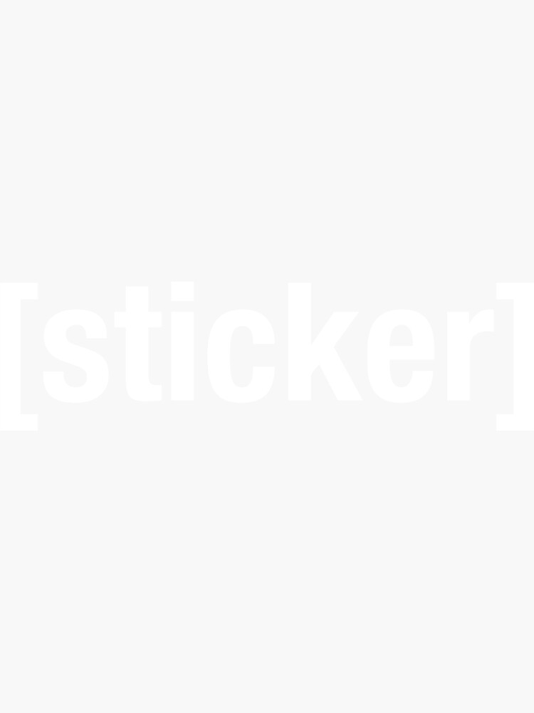 "[sticker] Adult Swim Font" Sticker for Sale by only1bigboy | Redbubble