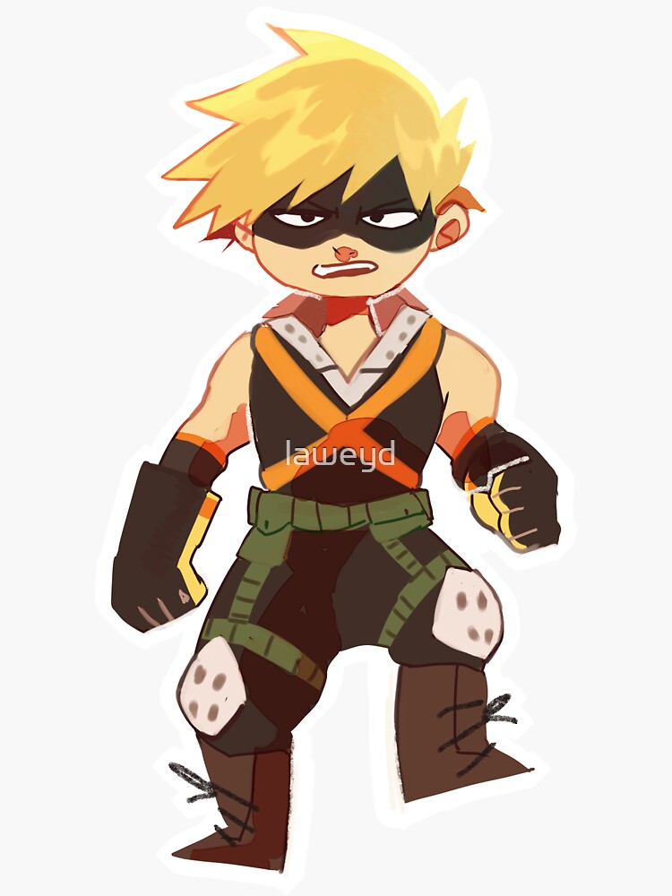"boku no hero academia - kacchan sticker" Sticker by laweyd | Redbubble