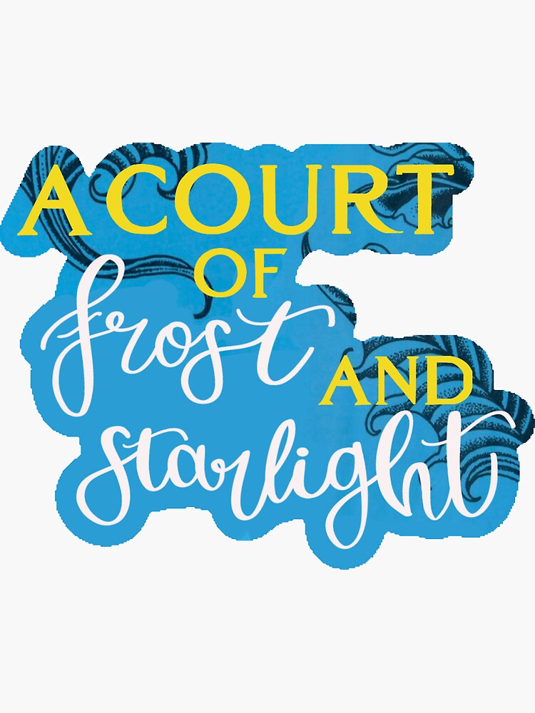 "A Court of Frost and Starlight Blue With Cover Background Logo (ACOFAS ...