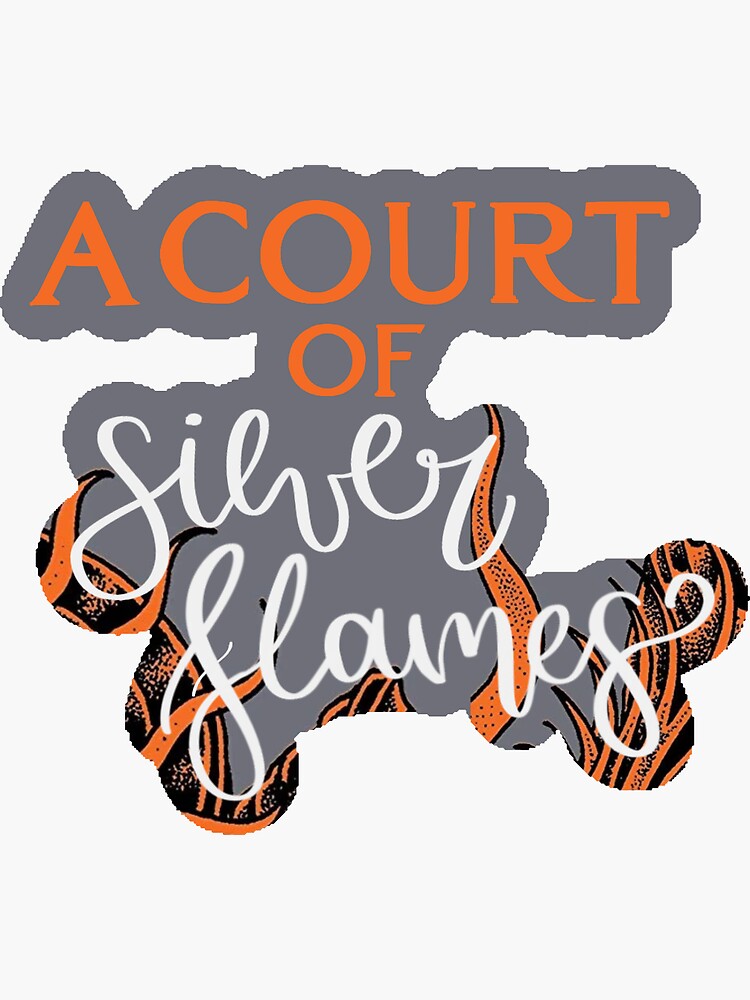 "A Court of Silver Flames Grey With Cover Background Logo (ACOSF ...