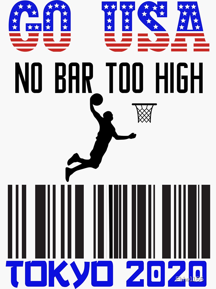 "GO USA - OLYMPIC SPORTS" Sticker for Sale by Ehhe1166 | Redbubble