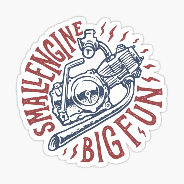 "small engine" Sticker for Sale by pndstudio | Redbubble