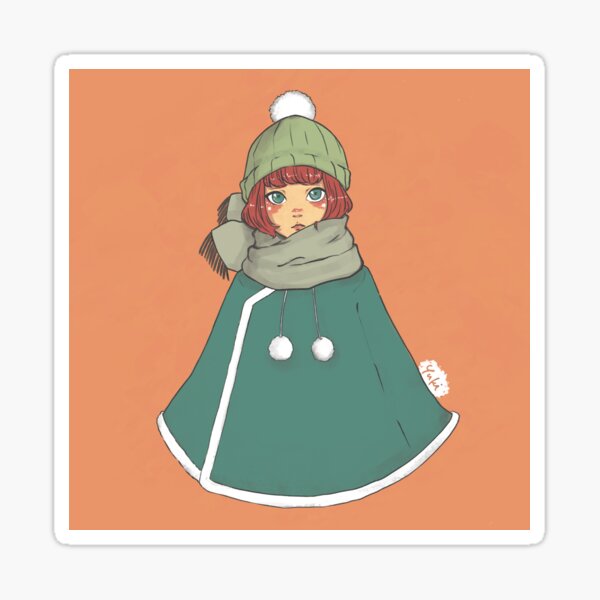 "Stay Warm!" Sticker for Sale by YukiMango | Redbubble