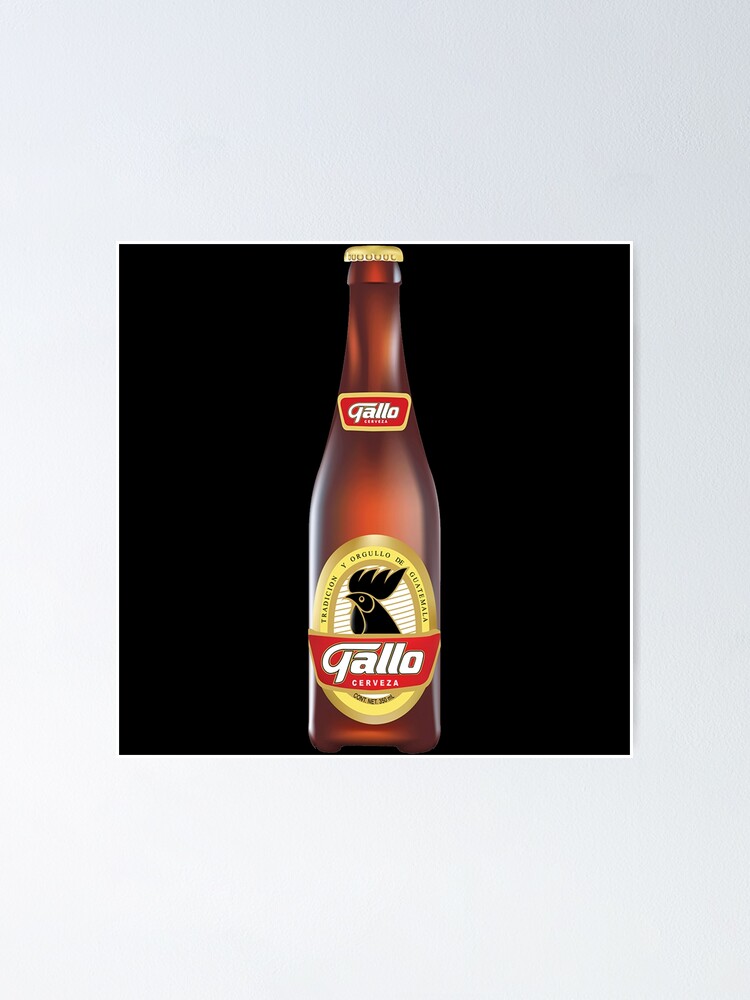 Póster «Cerveza Famosa Gallo» de brithdamnit | Redbubble