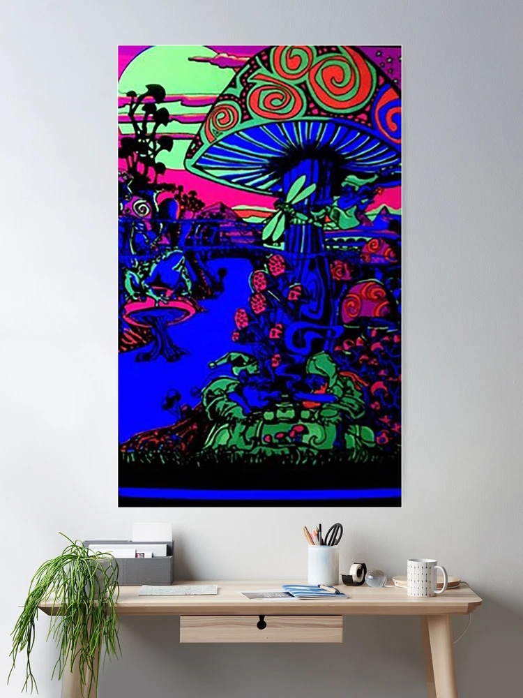 Trippy Posters Blacklight Poster