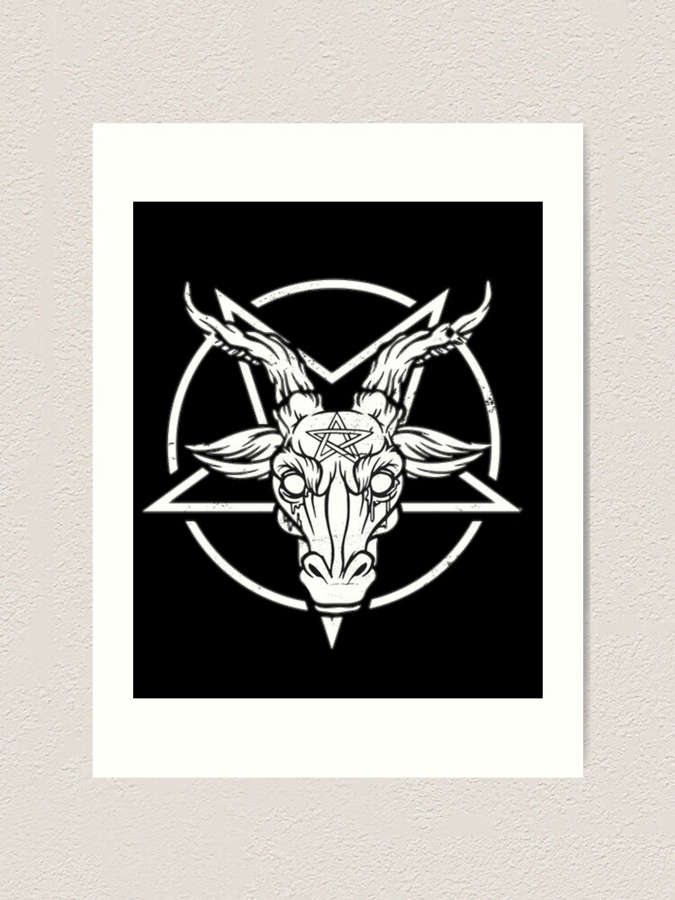 "Satan baphomet pentagram logo" Art Print for Sale by Sovikgoswami ...