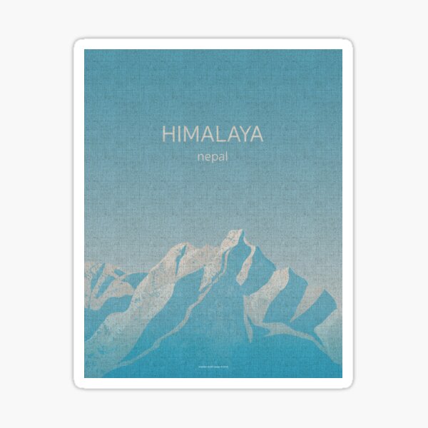 "Himalaya nepal" Sticker by singhato | Redbubble