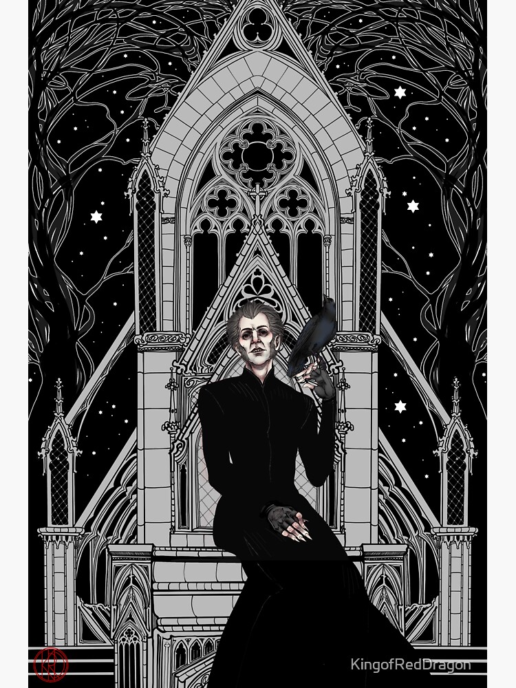 "Emiel Regis Rohellec-Terzieff Godefroy in the Cemetery" Sticker for ...