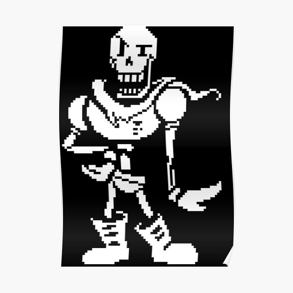 "Papyrus - Undertale" Poster for Sale by SirFlipp | Redbubble