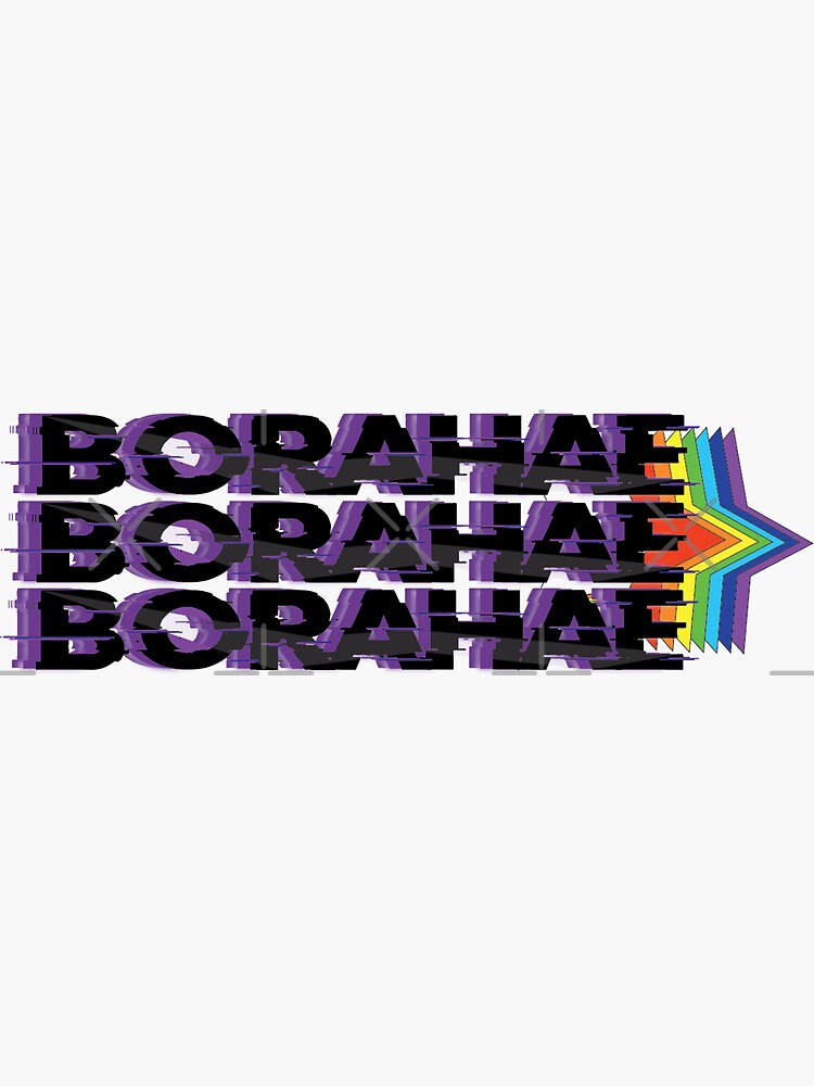 "BTS Borahae 'I Purple You' [Ver. 02]" Sticker for Sale by pd-nim ...