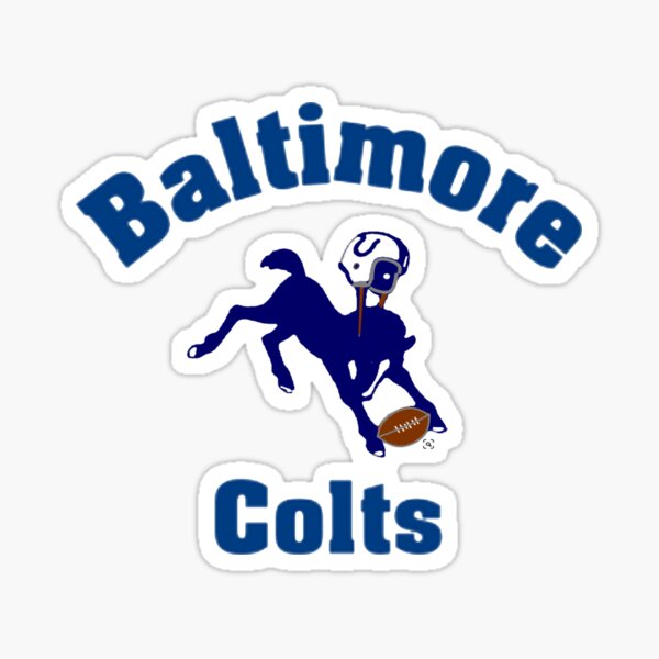 "Baltimore Colts" Sticker for Sale by SwampfoxDesign | Redbubble