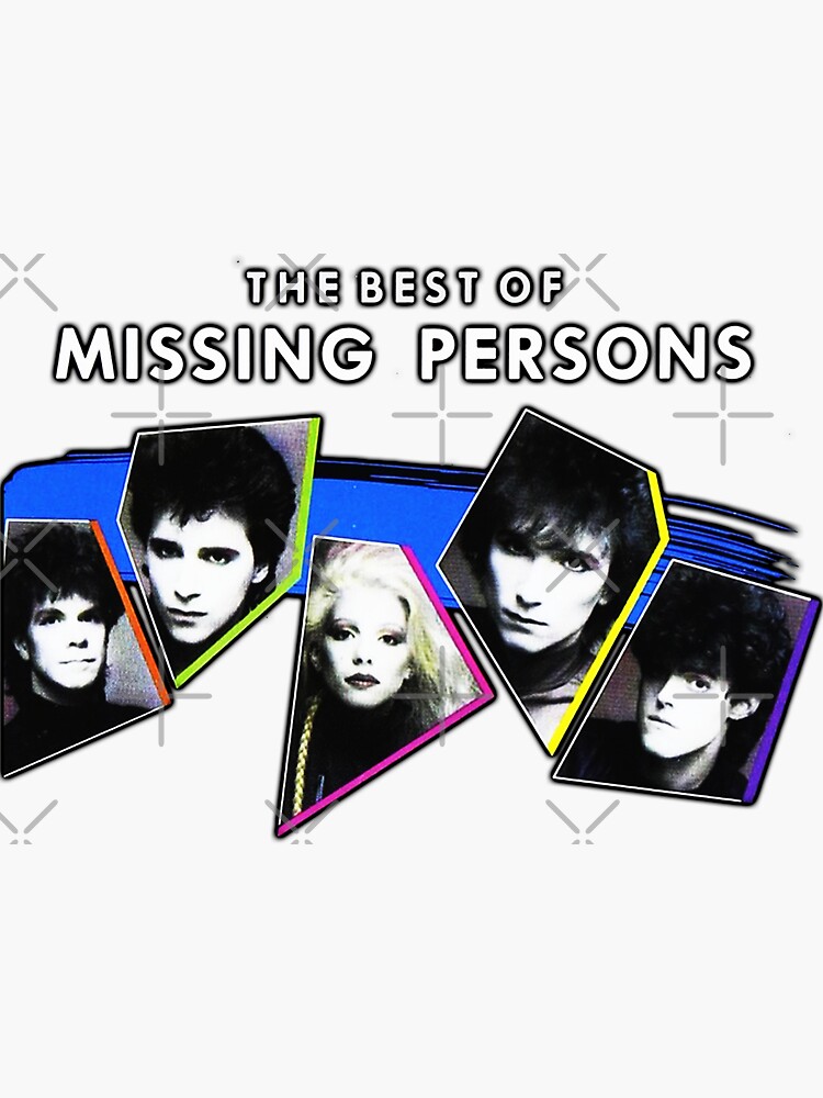 "missing persons band popular international 99ard " Sticker for Sale by ...