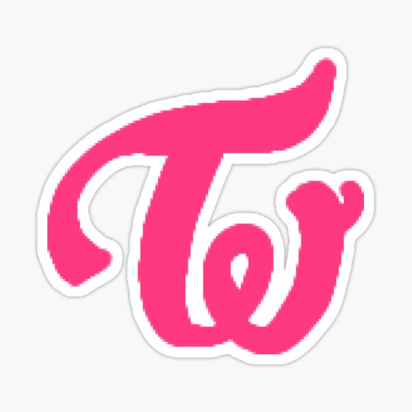 "twice logo" Sticker for Sale by Multiminjae | Redbubble