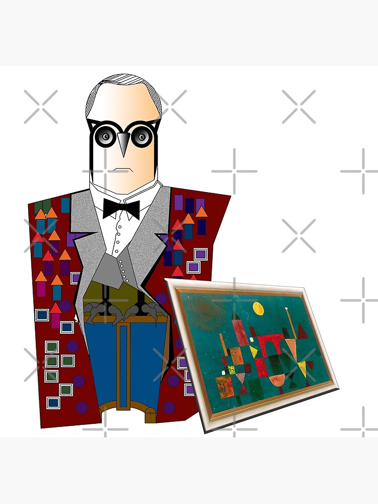 Póster con la obra «Búho como artista (Paul K., 1879-1940 expresionismo ...