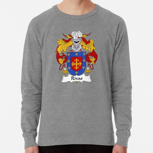 "Rivas Coat of Arms/Family Crest" Lightweight Sweatshirt for Sale by ...