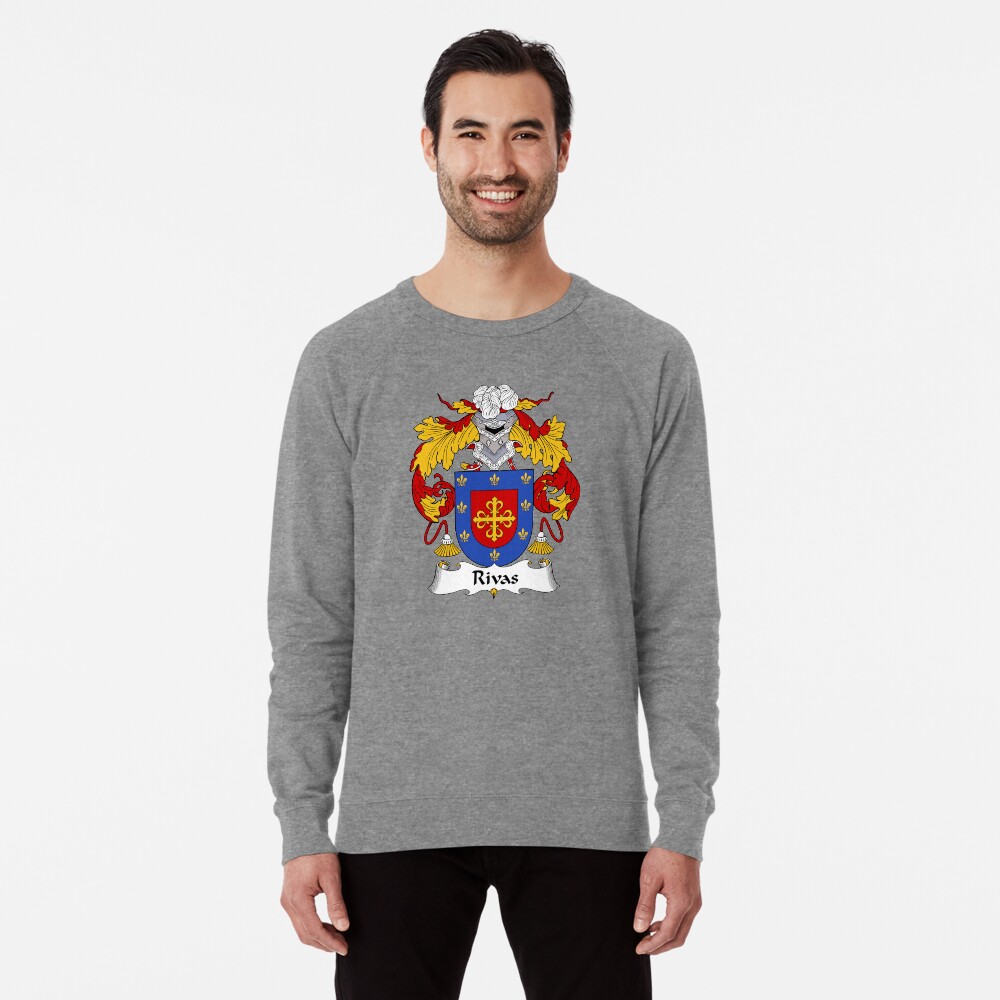 "Rivas Coat of Arms/Family Crest" Lightweight Sweatshirt for Sale by ...
