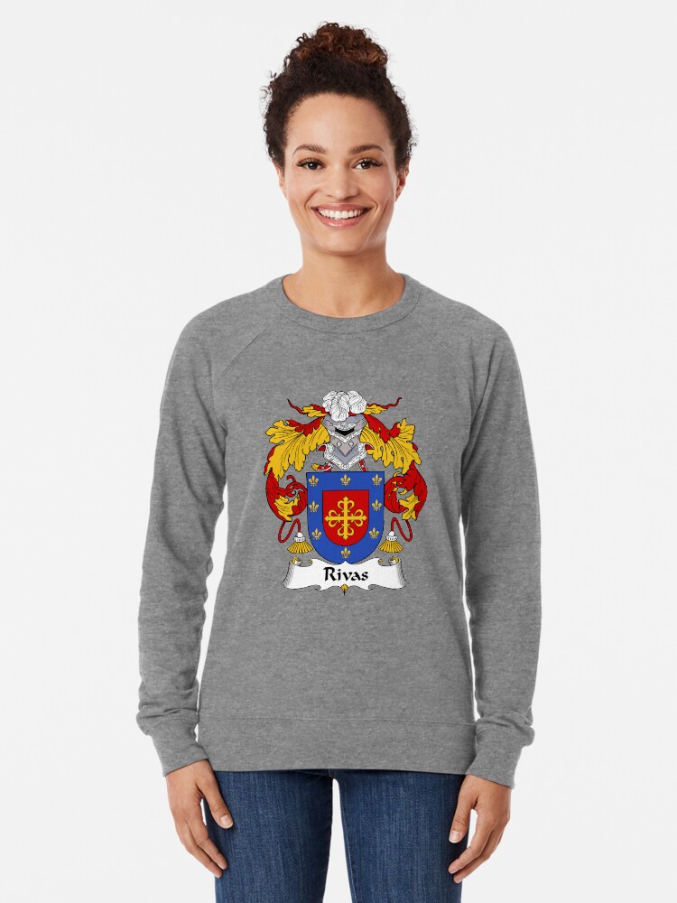 "Rivas Coat of Arms/Family Crest" Lightweight Sweatshirt for Sale by ...