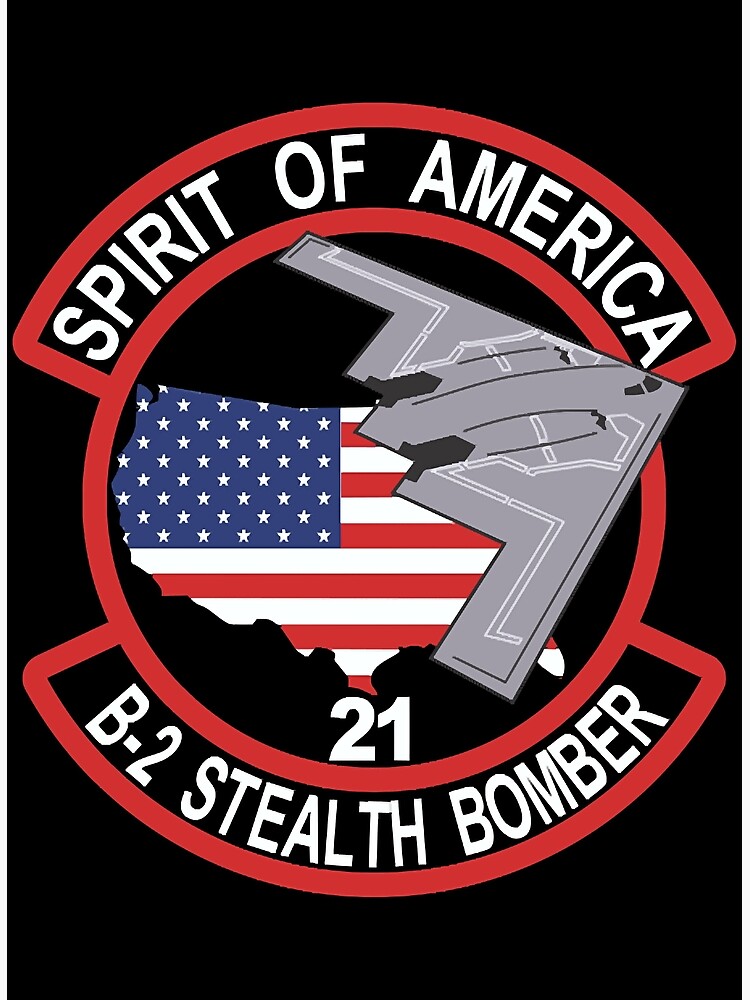 "B-2 Stealth Bomber - America " Poster for Sale by OwynnScac | Redbubble
