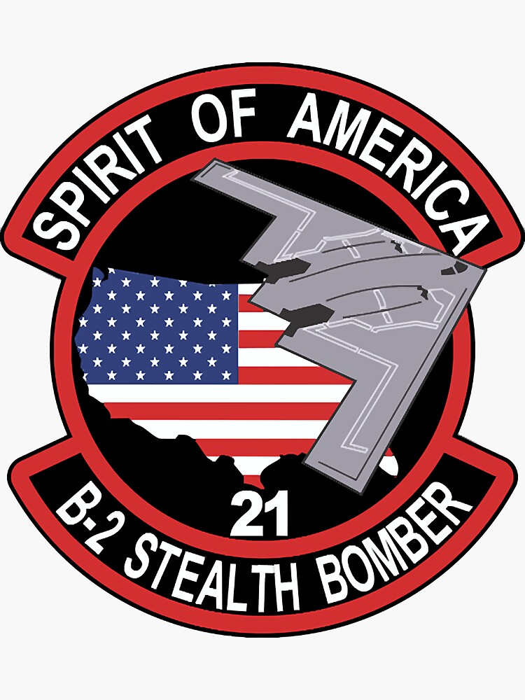 "B-2 Stealth Bomber - America " Sticker for Sale by OwynnScac | Redbubble