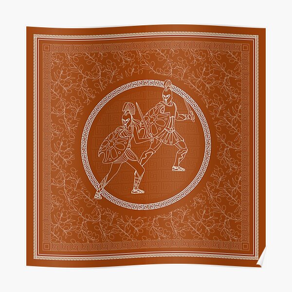 "Greek Roman Spartan female & Male olive background with eternal life ...