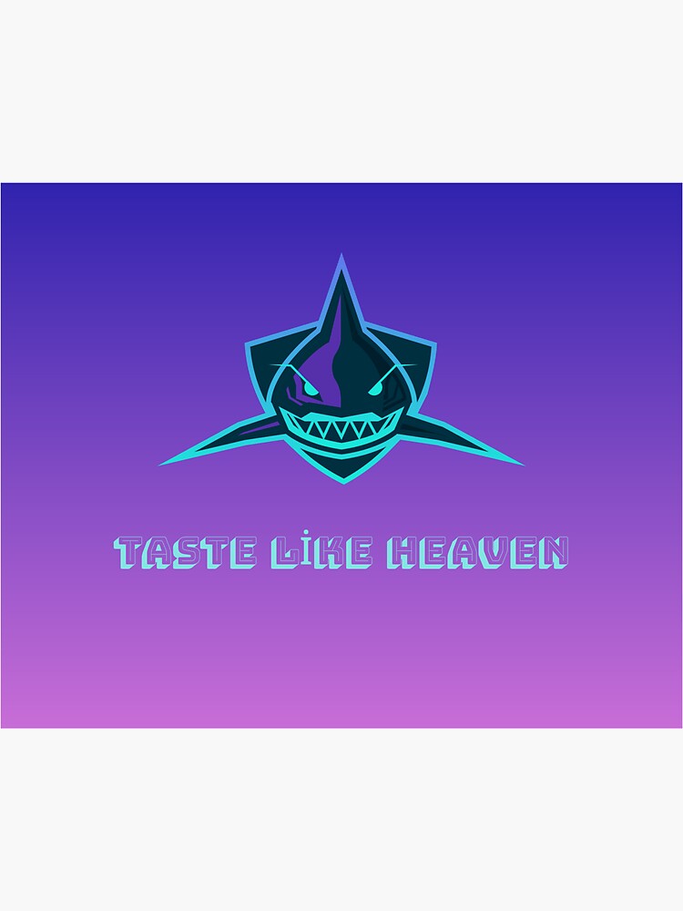 "Shark Art------BLUE SHARK TEAM" Sticker for Sale by MajidRobot | Redbubble
