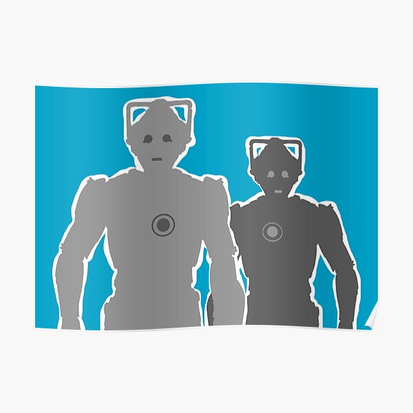 "Cybermen" Poster by Petrie-J | Redbubble