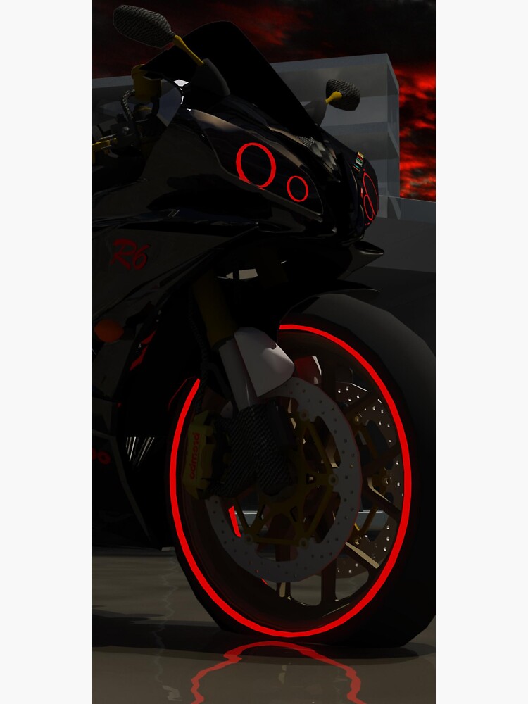 "Yamaha R6" Sticker for Sale by SMOCA | Redbubble