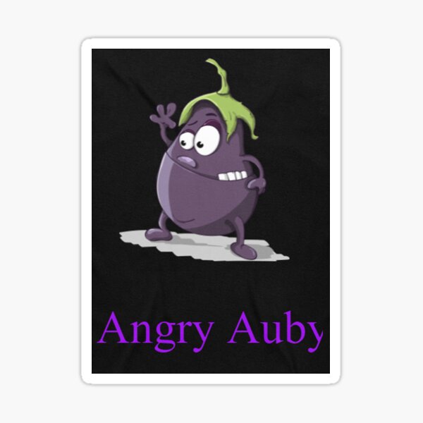 "Angry Auby" Sticker for Sale by TomUbon | Redbubble