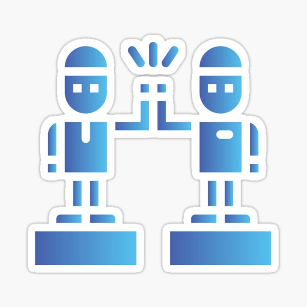 "emoji high five" Sticker for Sale by BENHEART | Redbubble